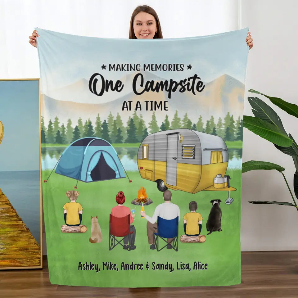 The Best Days Are Spent Camping - Personalized Gifts Custom Camping Bl ...