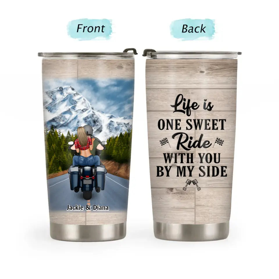 Life Is One Sweet Ride With You By My Side - Personalized Gifts Custom ...