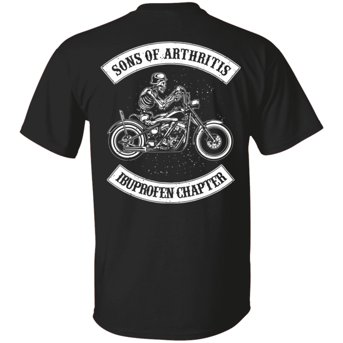 Sons of Arthritis Motorcycle T-Shirt for Men - Cotton Summer Shirt with ...