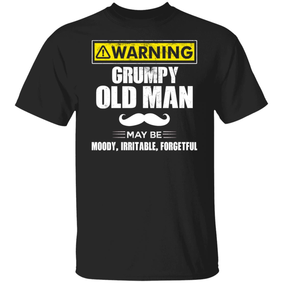 Warning Grumpy Old Man Unisex T-Shirt — GearLit